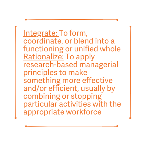 Integration and Rationalization: Four Priorities Health Syst...