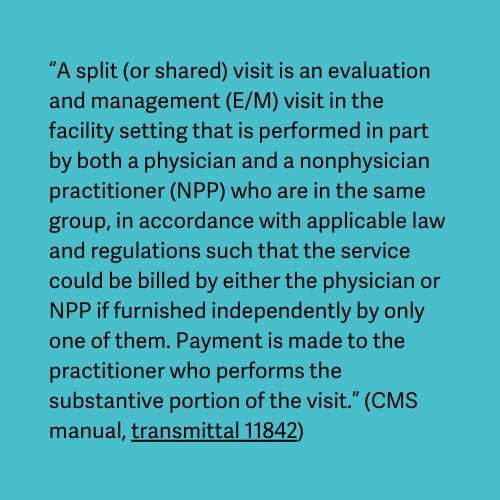 Split/Shared Billing: Operations and Practice Models