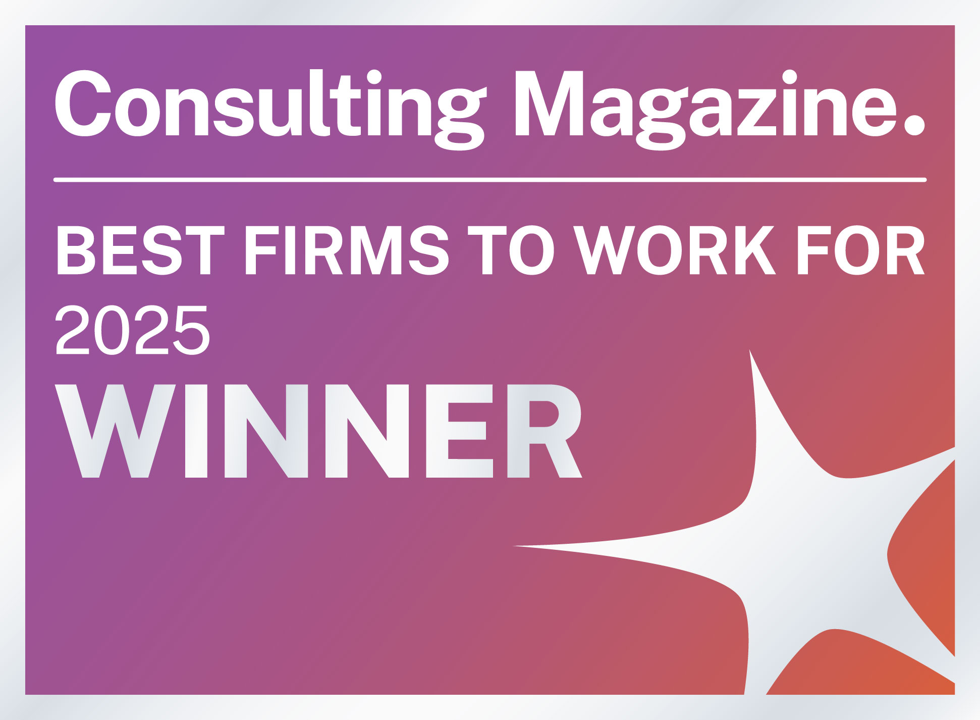 ECG Named a 2025 Best Firm to Work For by Consulting Magazine